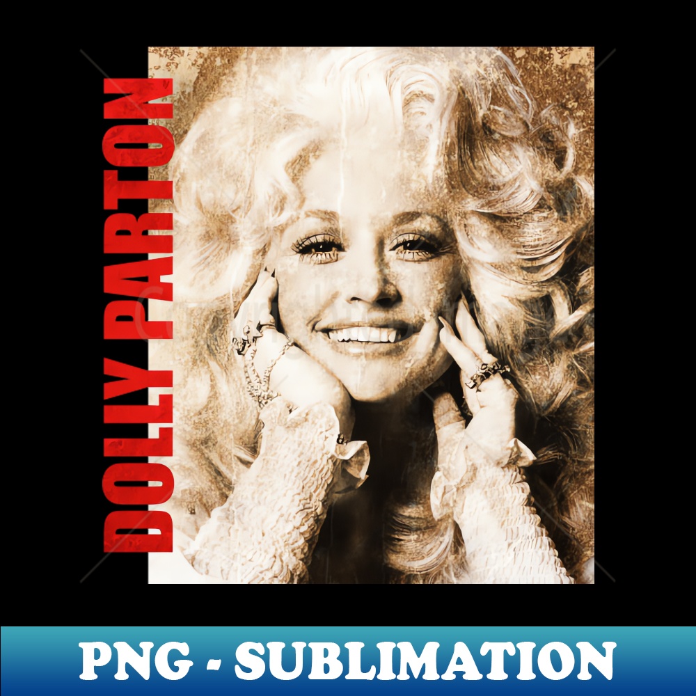 TEXTURE ART- Dolly Parton - Retro Aesthetic Fan Art - Instan - Inspire ...