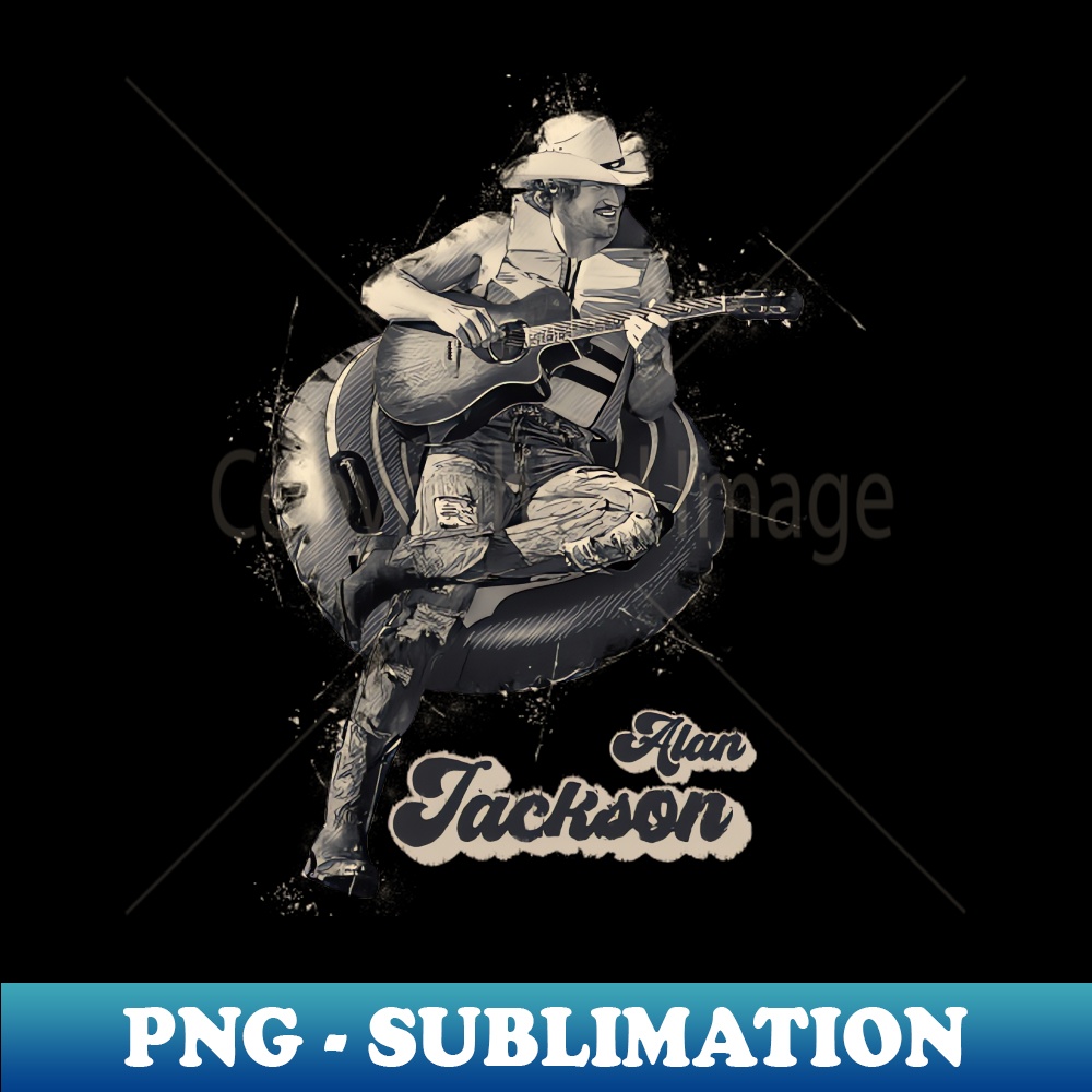 alan jackson - Instant PNG Sublimation Download - Create wit | Inspire Uplift