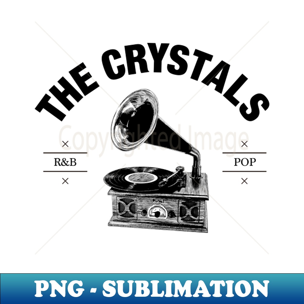 The Crystals Record Player Logo - Special Edition Sublimatio | Inspire ...