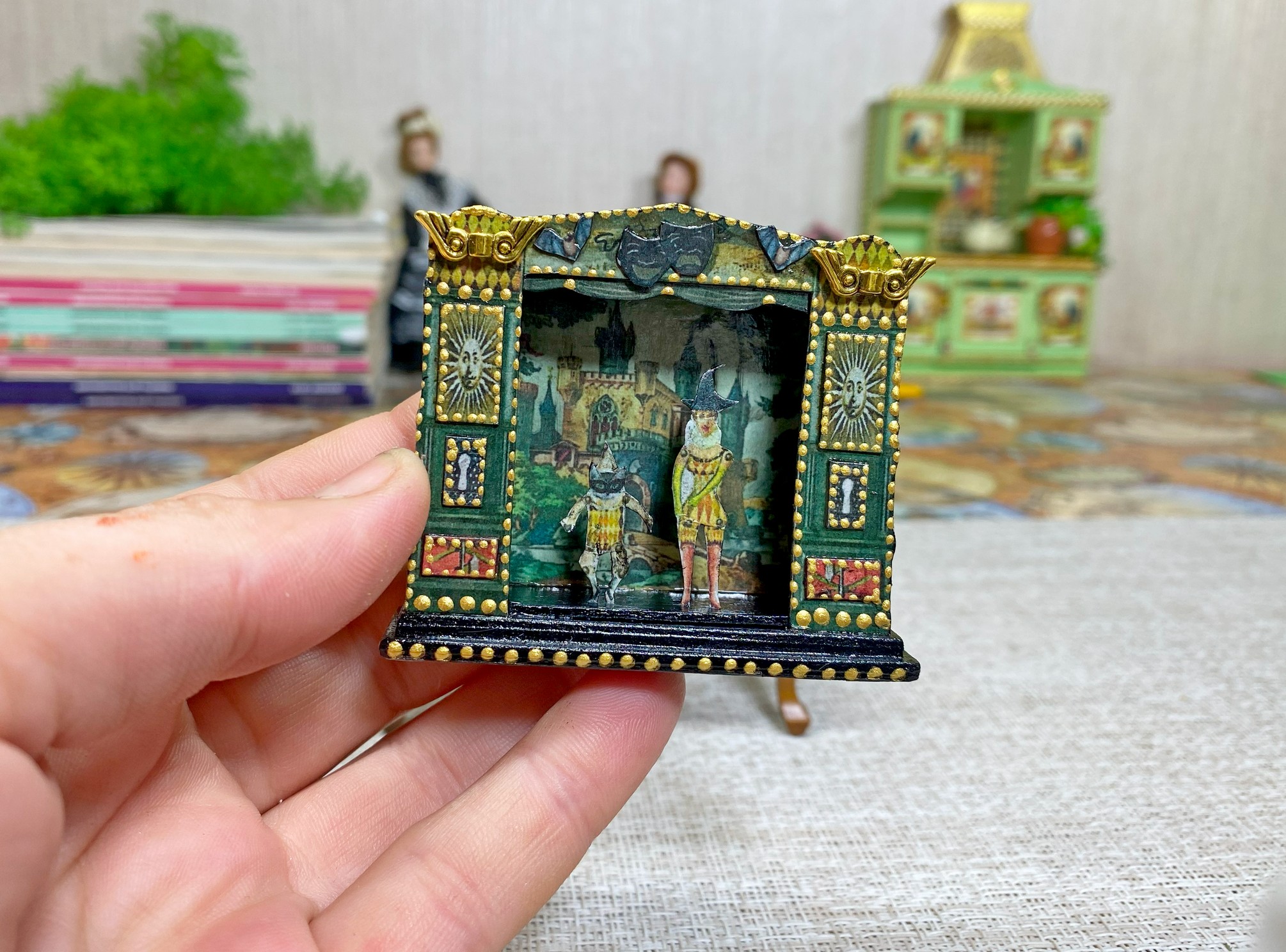Puppet show. Dollhouse miniature.1:12 scale. | Inspire Uplift
