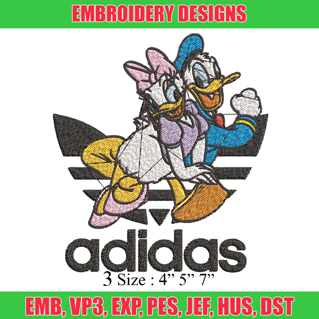 Daisy x duck adidas Embroidery Design, Adidas Embroidery, Br - Inspire ...