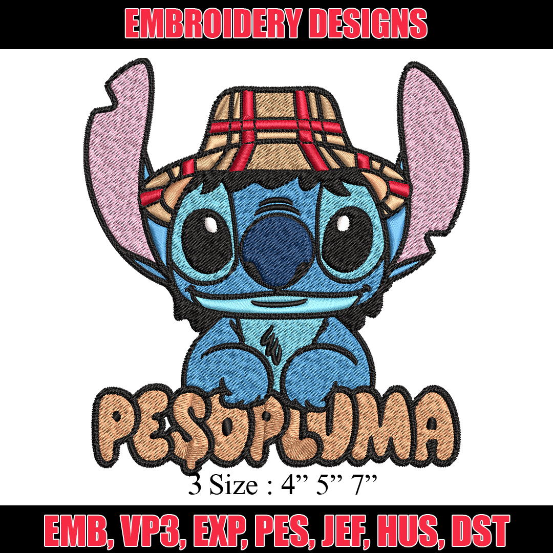 Peso Pluma Stitch Embroidery design, Peso Pluma Stitch Embro - Inspire ...