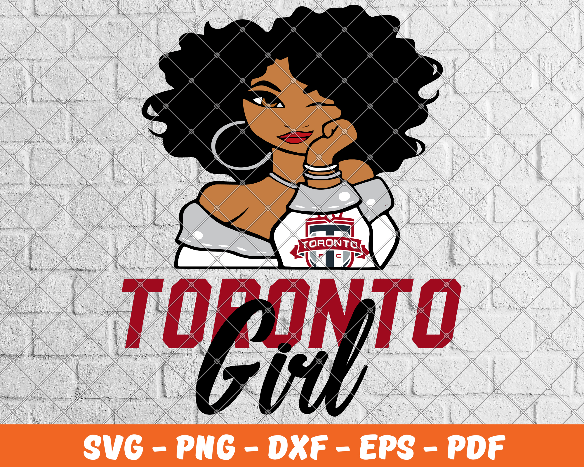 Toronto FC logo, Toronto Girl svg, Black Queen svg, Logo for | Inspire ...