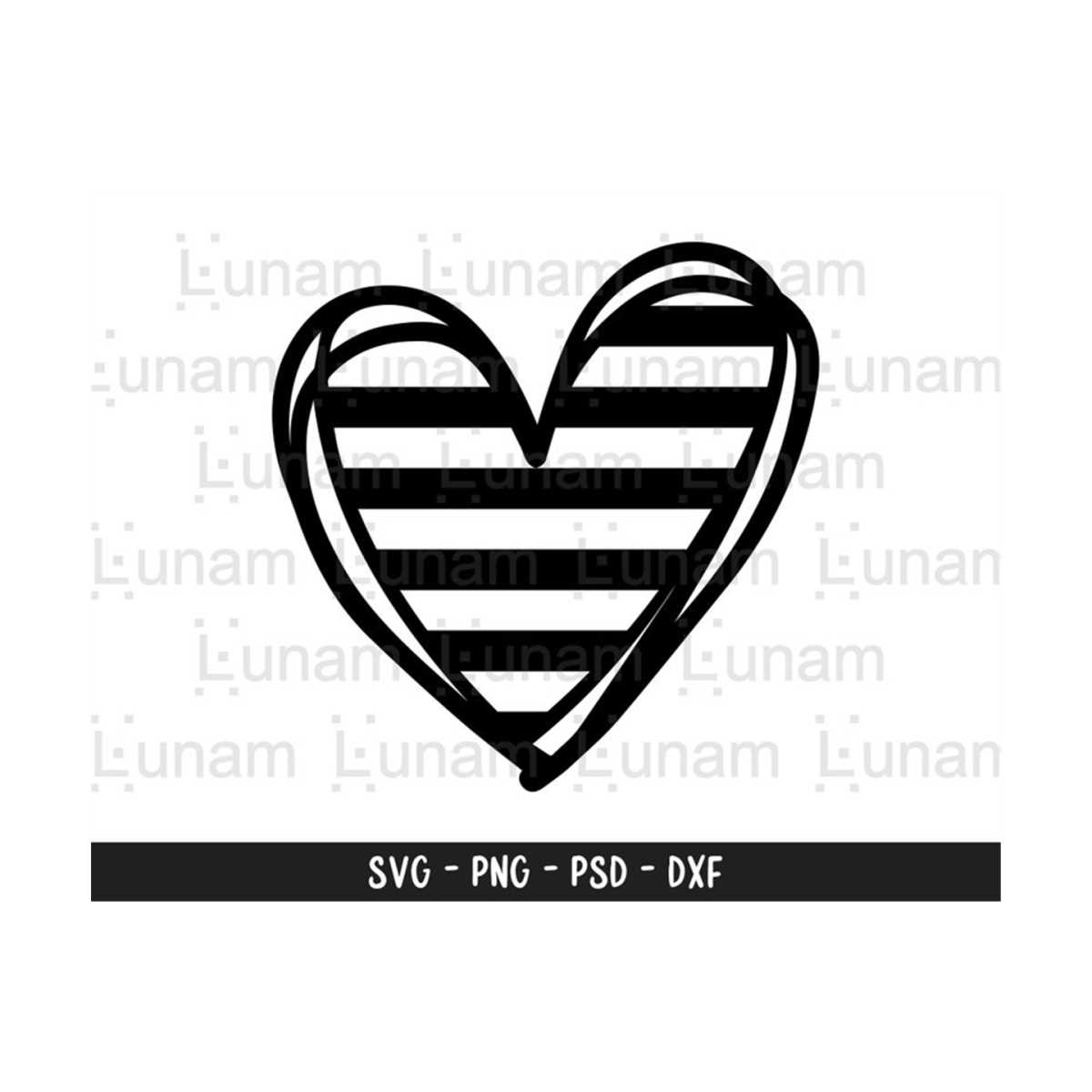 doodle heart svg - Inspire Uplift