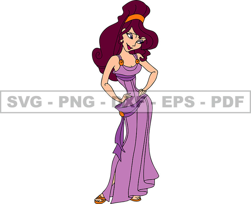 Megara Disney Svg Cartoon Customs Svg Eps Png Dxf 218 Inspire Uplift