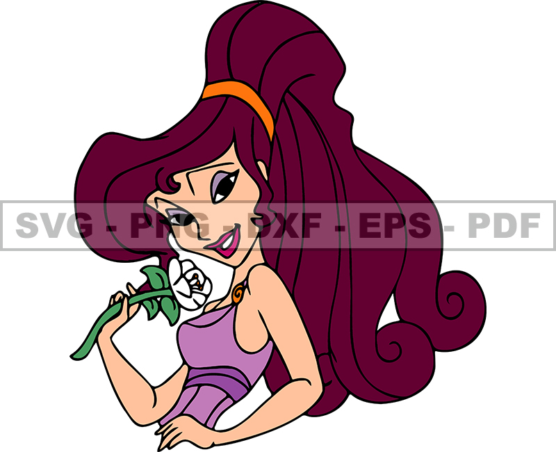Megara Disney Svg, Cartoon Customs SVG, EPS, PNG, DXF 219 | Inspire Uplift