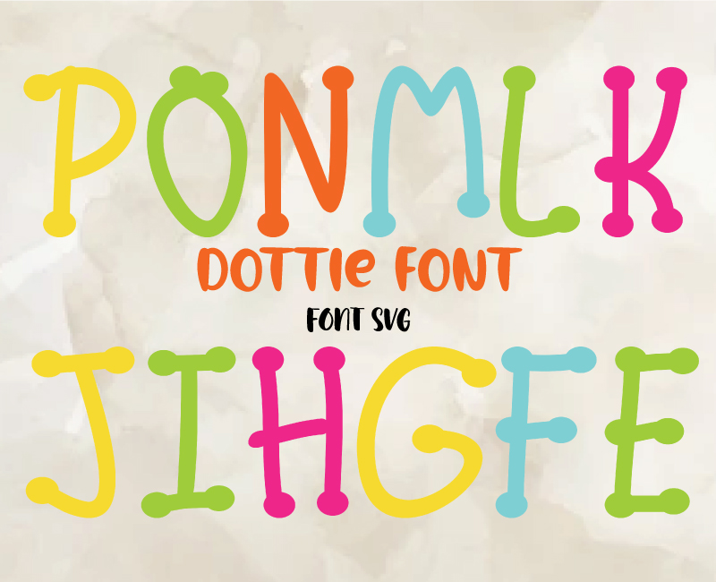 Dottie CC Font Svg, Modern Font, Fonts For Cricut, Beauty Fo - Inspire ...