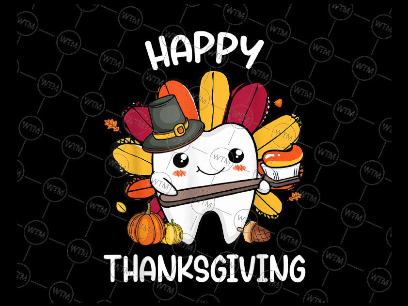 Dentist Autumn Tooth Turkey Png/ Dentist Fall / Dental Hygie | Inspire ...