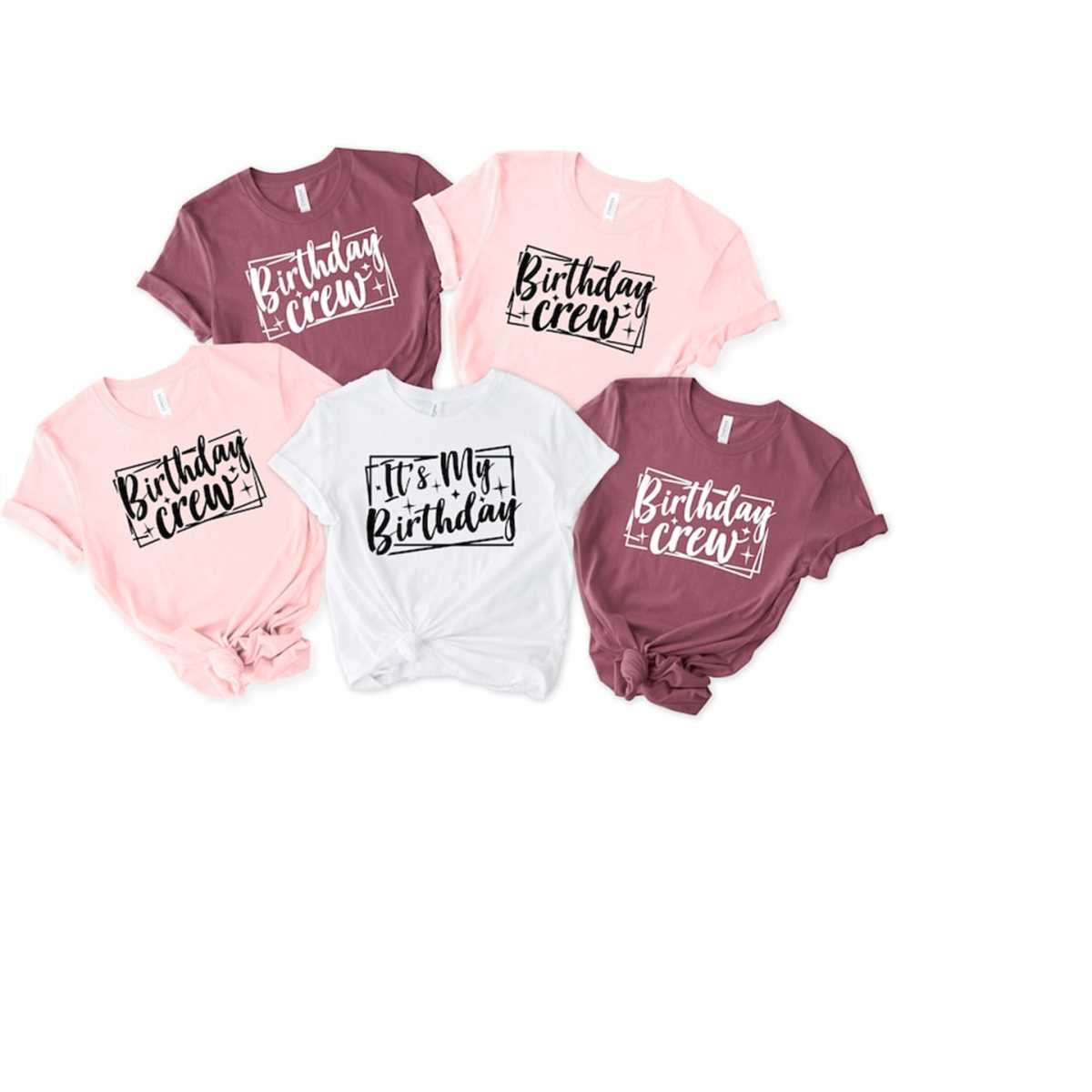 Birthday Group Shirts, Birthday Crew Shirts, Birthday Squad | Inspire ...