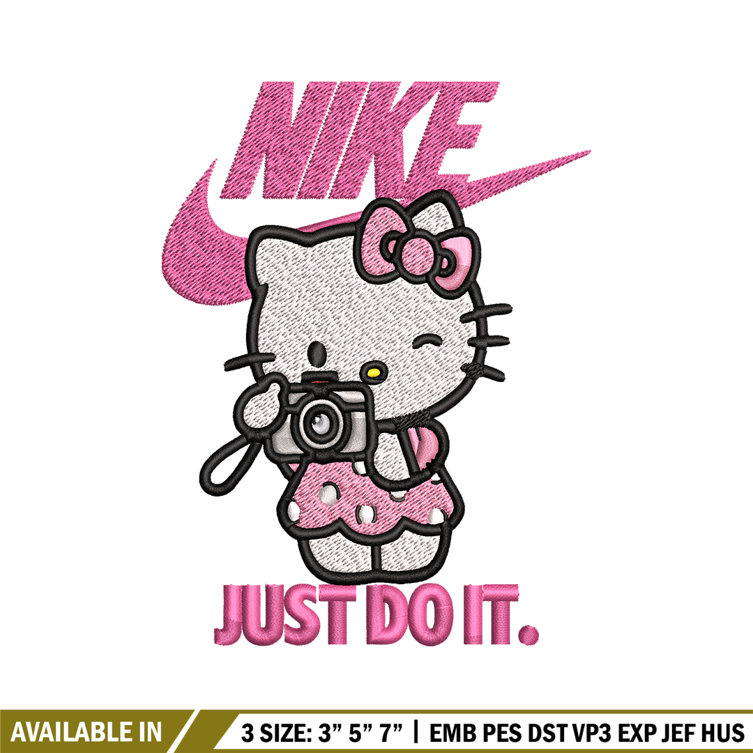 Hello kitty Nike Embroidery design, hello kitty cartoon, Emb - Inspire ...