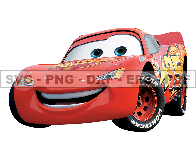 Disney Pixar's Cars png, Cartoon Customs SVG, EPS, PNG, DXF - Inspire ...