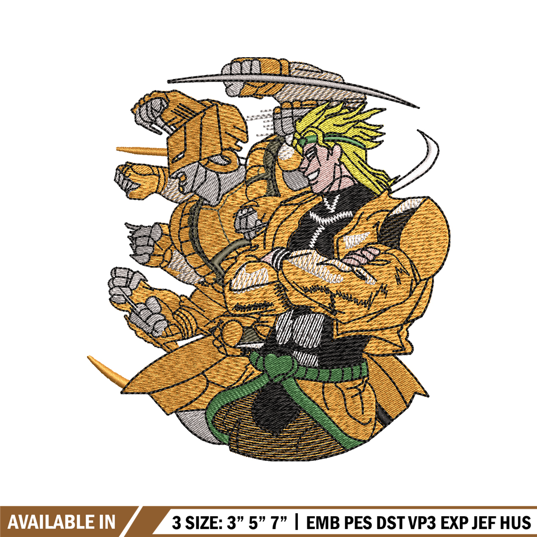 Jojo bizarre embroidery design, Jojo bizarre embroidery, Ani - Inspire ...