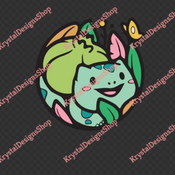 bulbasaur svg files - Inspire Uplift