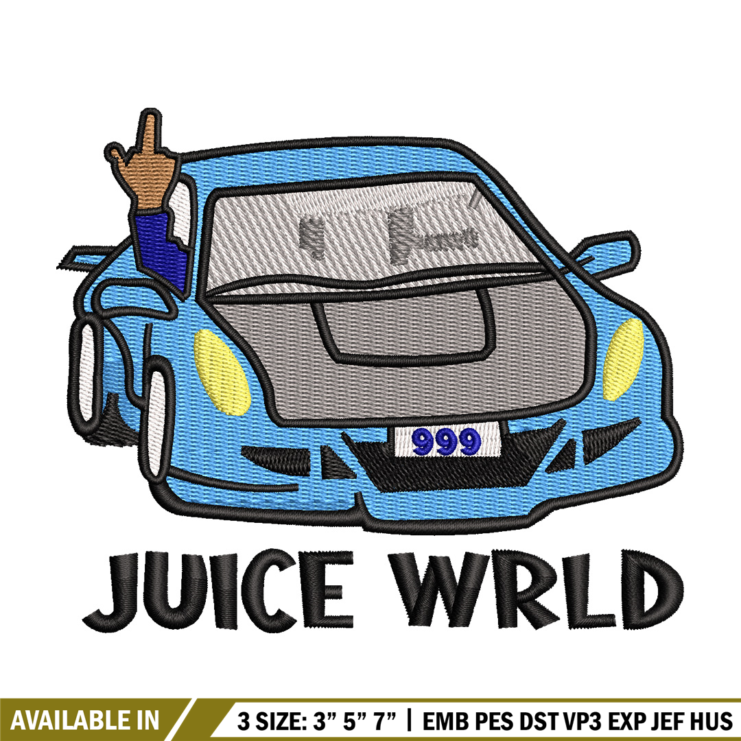 Juice wrld embroidery design, Car logo embroidery, Embroider | Inspire ...