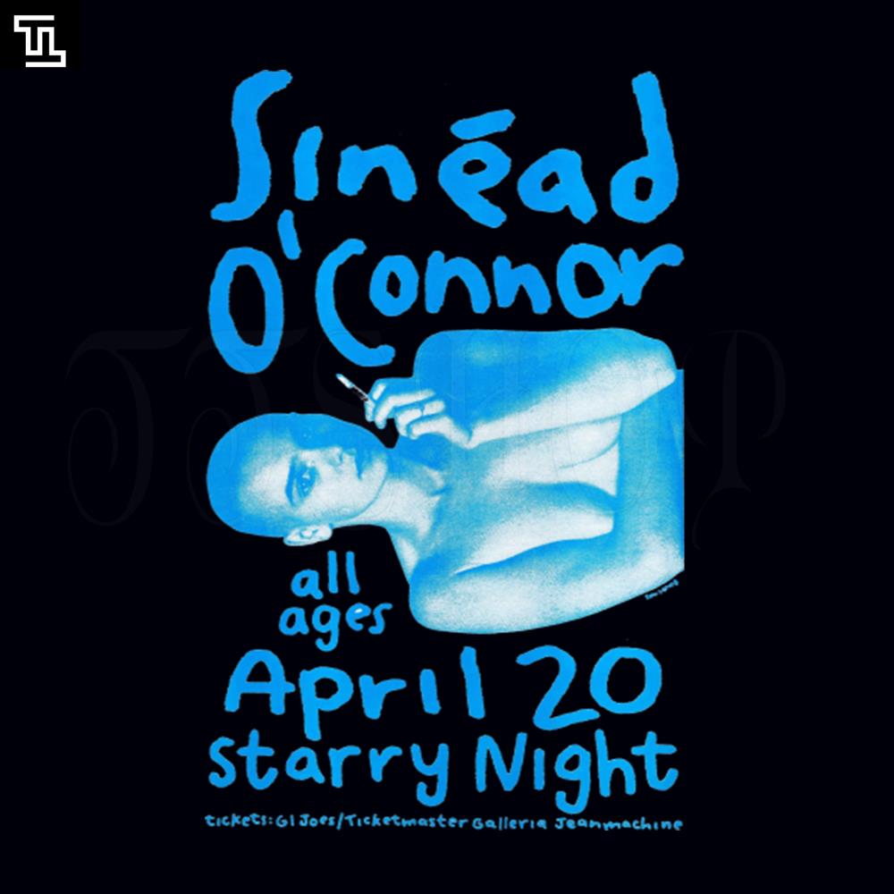 Sinead Concert Poster 1988 Music PNG | Inspire Uplift