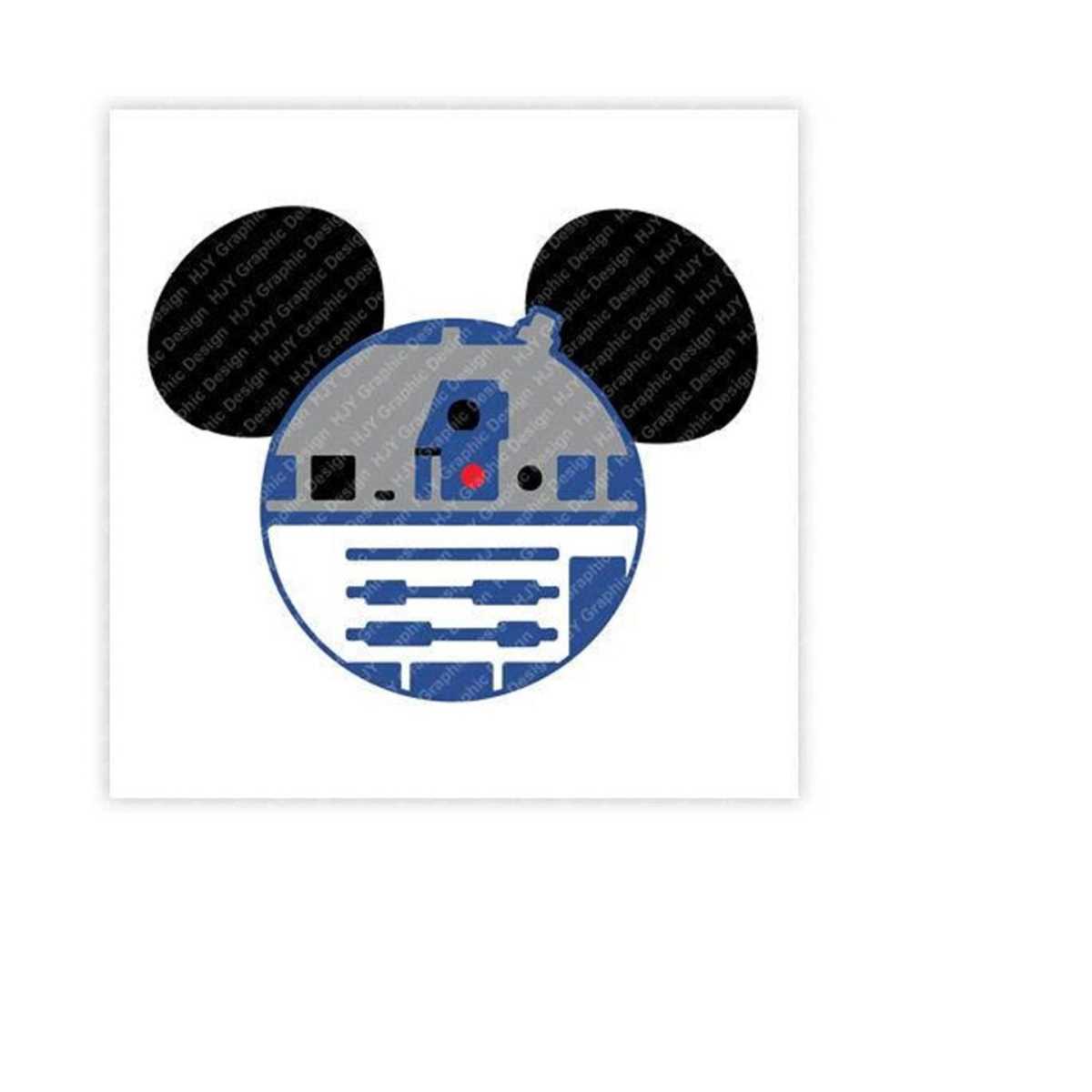 Star, Wars, R2D2, Mickey, Mouse, Head, Icon, Ears, Digital, | Inspire ...