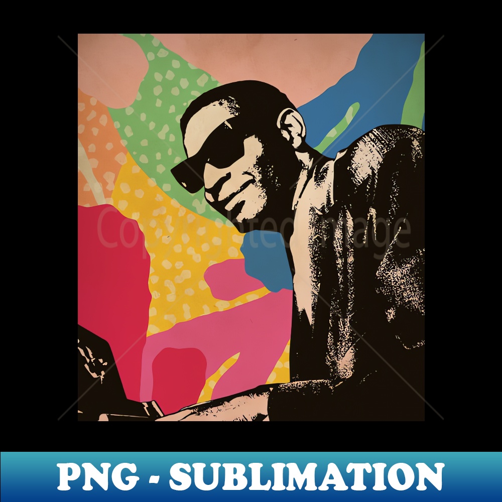 Vintage Poster - Ray Charles Style - PNG Transparent Sublima - Inspire ...