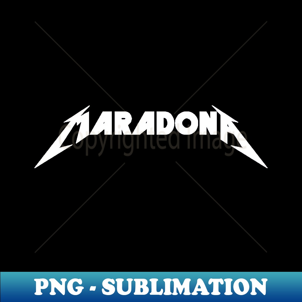 Metallica- Diego Maradona - PNG Transparent Sublimation File | Inspire ...
