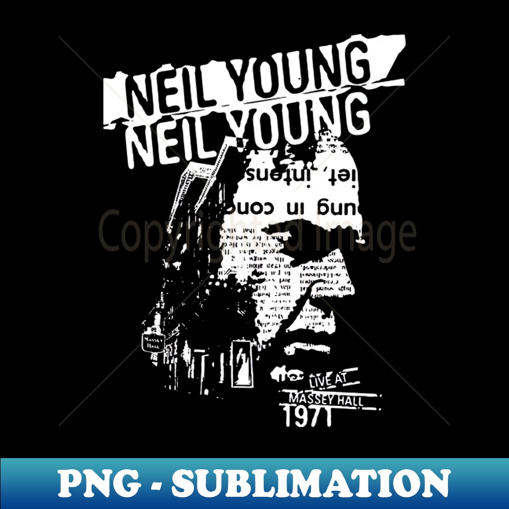 Neil Young - PNG Transparent Sublimation Design - Revolution | Inspire ...