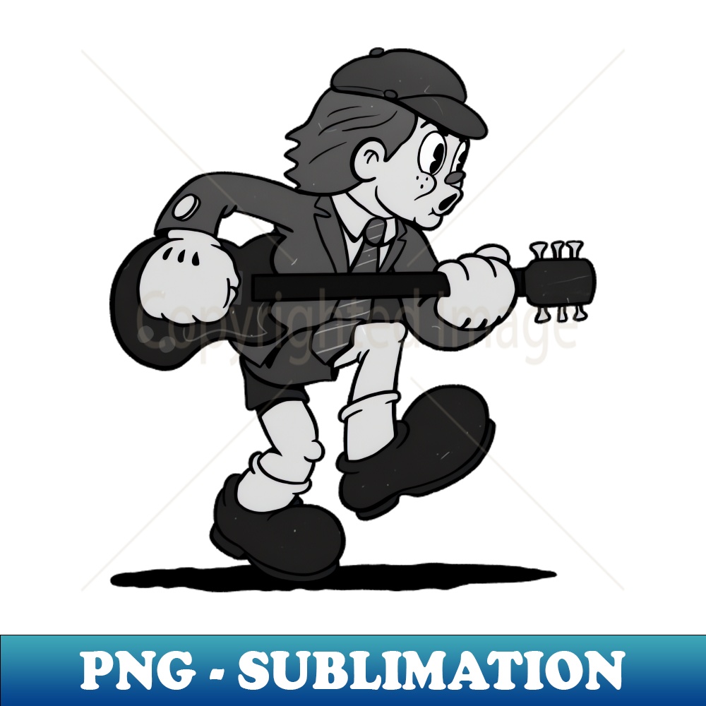 Angus Youthful rock star in 1930s rubberhose cartoon cuphead | Inspire ...