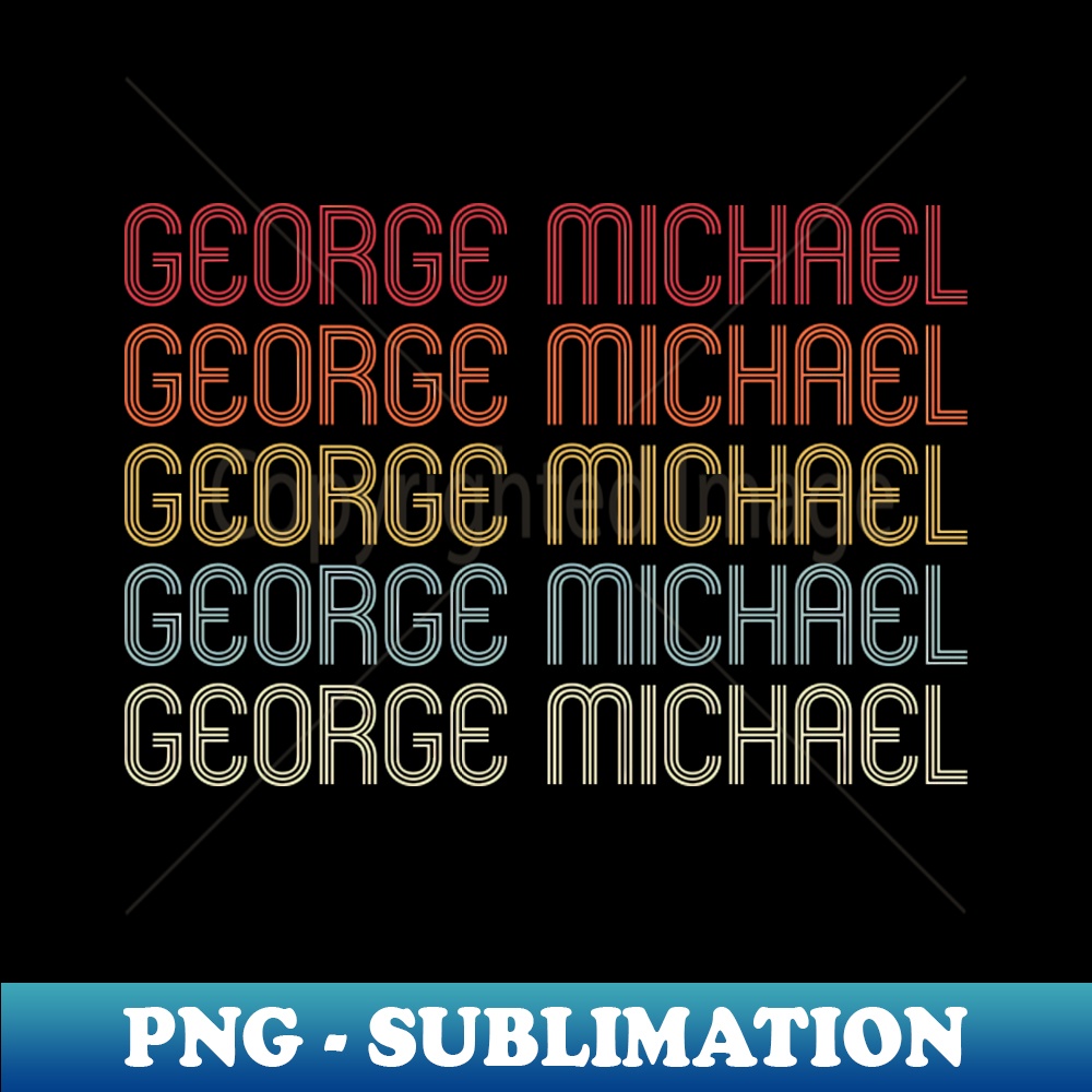 Retro Michael Wordmark Repeat - Vintage Style - Exclusive PN | Inspire ...