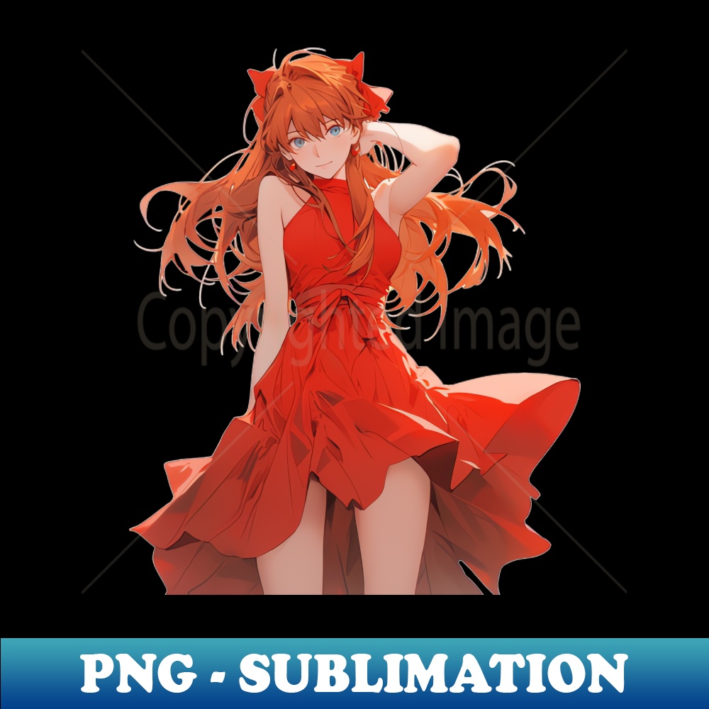Asuka Langley Soryu Neon Genesis Evangelion Red Dress Stocki | Inspire ...