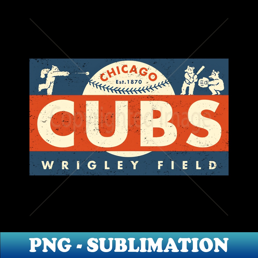 Throwback Chicago Cubs by Buck Tee - Unique Sublimation PNG | Inspire ...