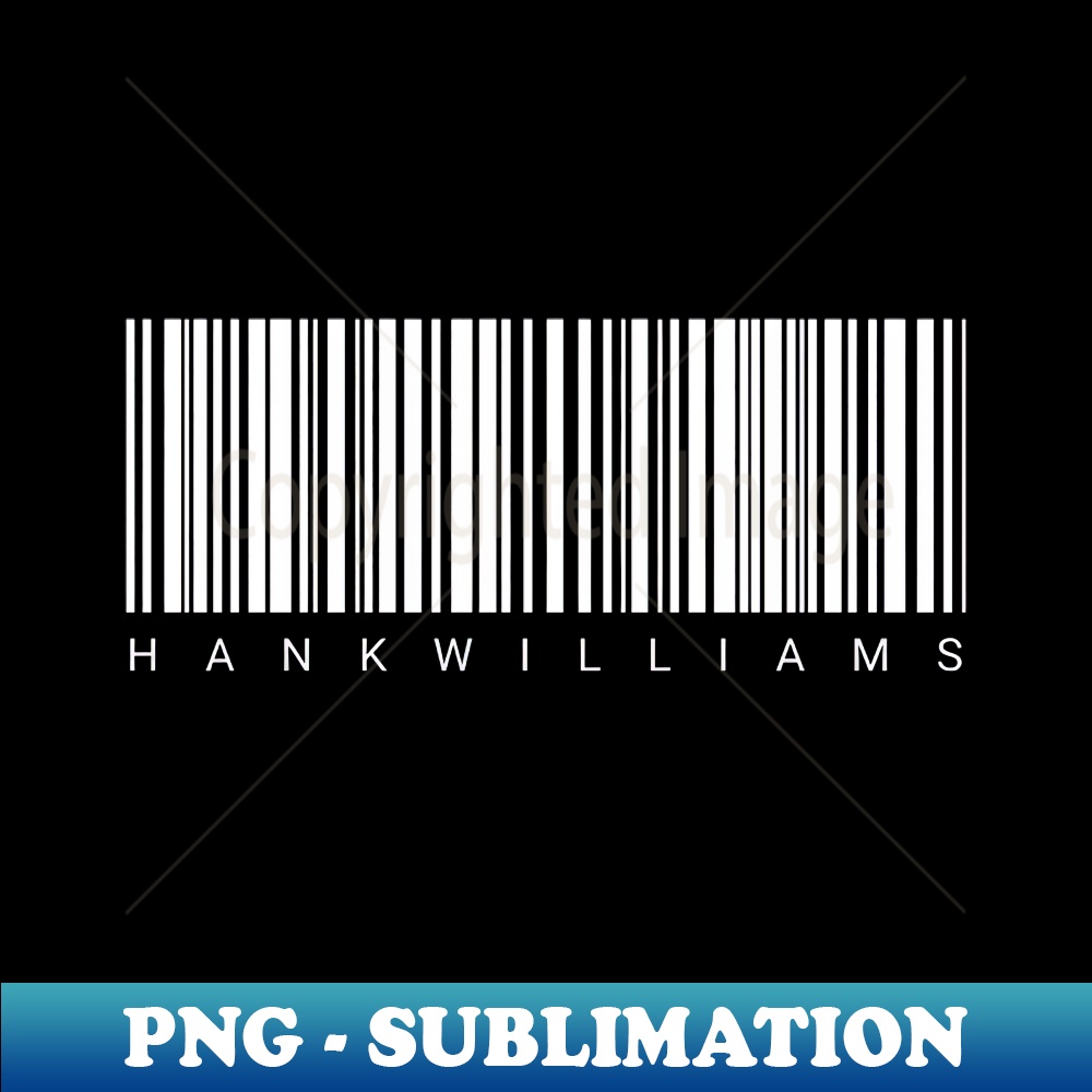 hank williams barcod v1 - PNG Transparent Digital Download F | Inspire ...