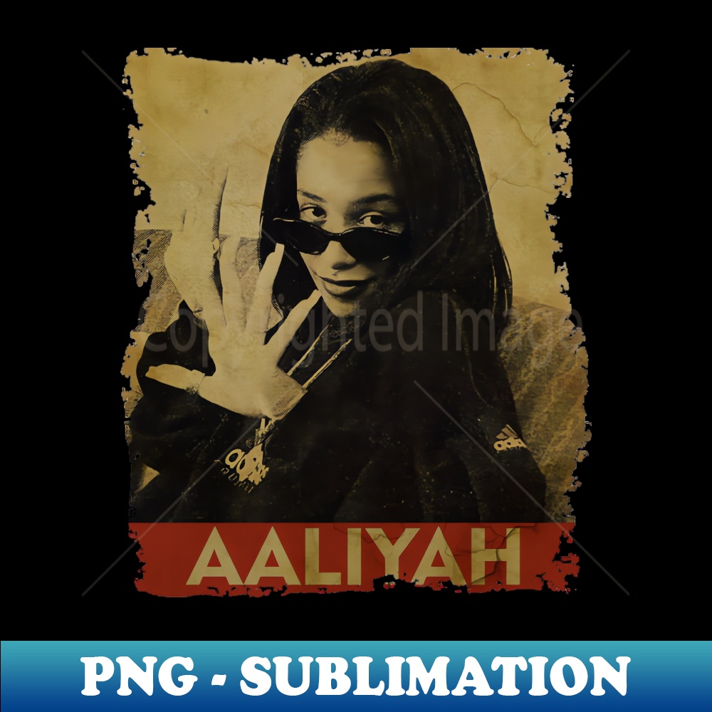 Aaliyah - RETRO STYLE - PNG Transparent Sublimation File - F | Inspire ...