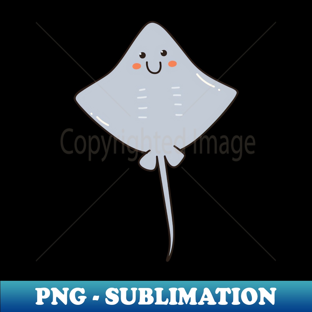 Cute Sting Ray Doodle - Signature Sublimation PNG File - Unl | Inspire ...