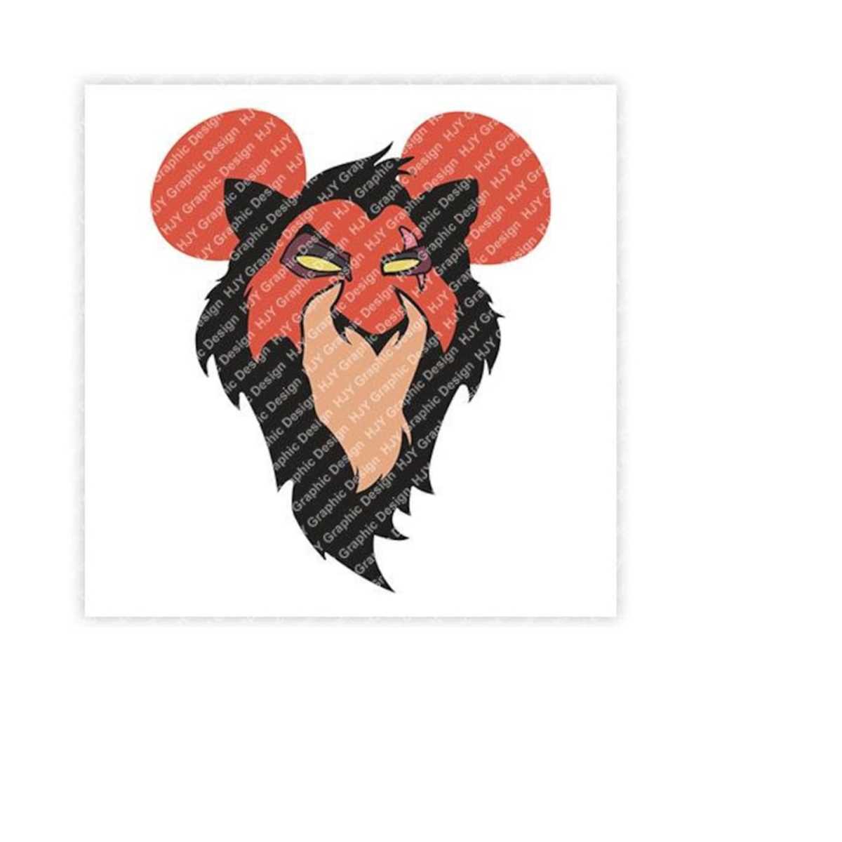 The Lion King, Scar, Lion, Mickey, Mouse, Head, Icon, Ears, - Inspire ...