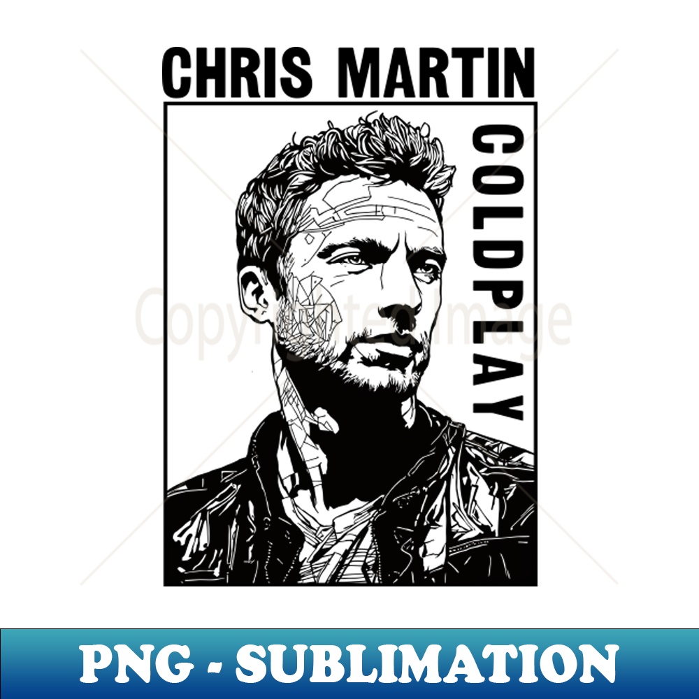 Chris Martin Coldplay - PNG Transparent Sublimation File - I | Inspire ...
