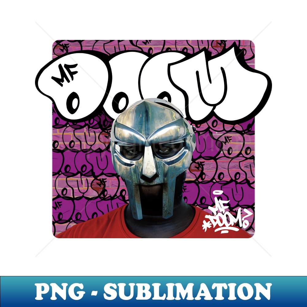 MF DOOM Full Tagging Graffiti - High-Quality PNG Sublimation - Inspire ...