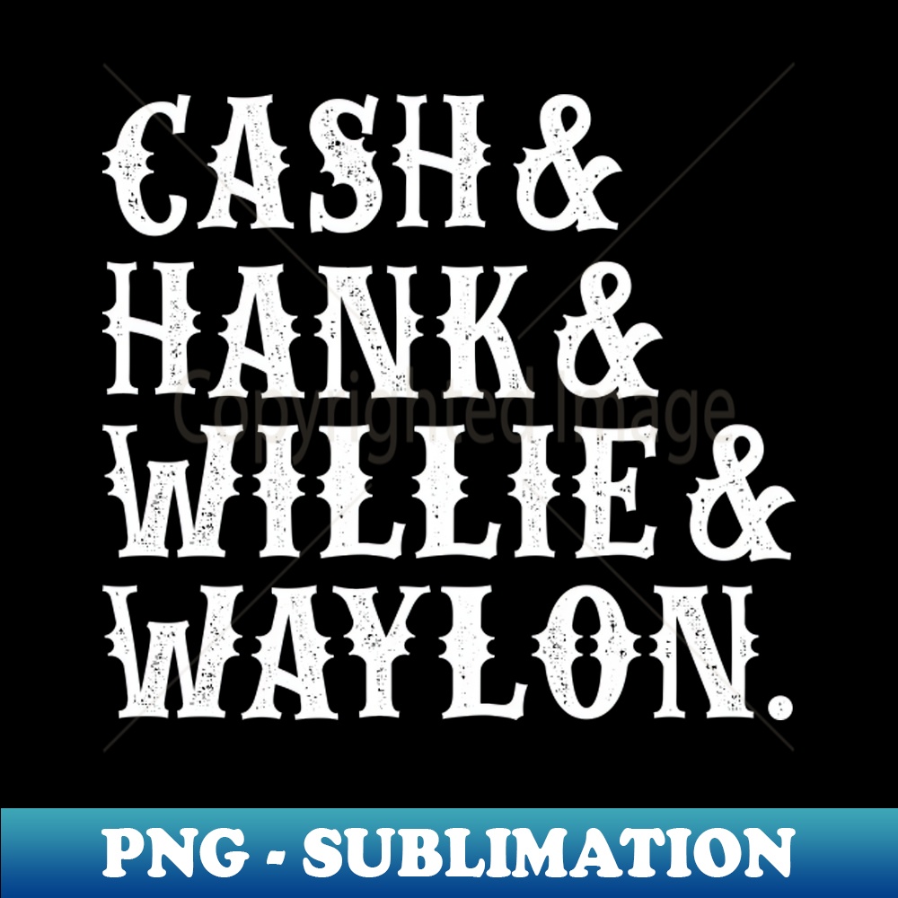 Cash Hank Willie Waylon - Country Music Legends - Sublima | Inspire Uplift