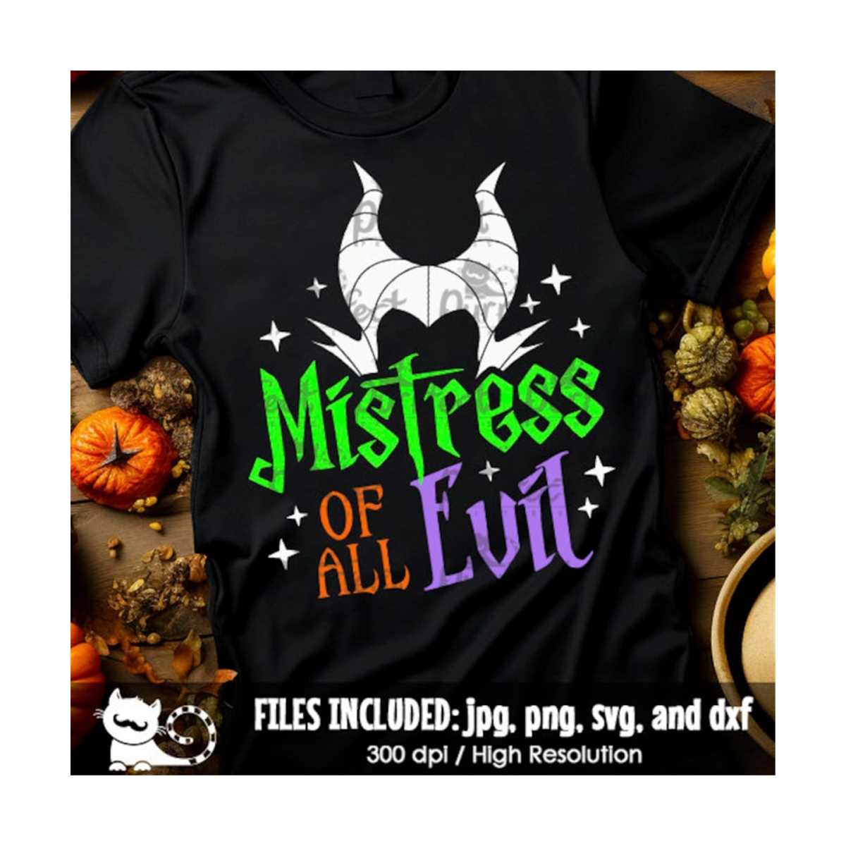 Halloween Villain Shirt SVG, Mistress Of All Evil svg, Vacat | Inspire ...
