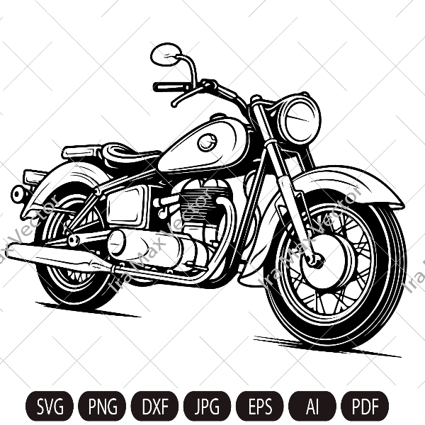 Motorcycle SVG, motorbike retro svg,Motor Bike Svg, Motorcyc | Inspire ...