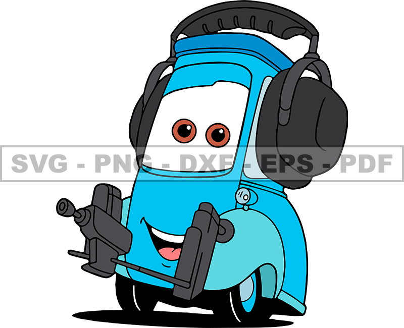 Disney Pixar's Cars png, Cartoon Customs SVG, EPS, PNG, DXF - Inspire ...