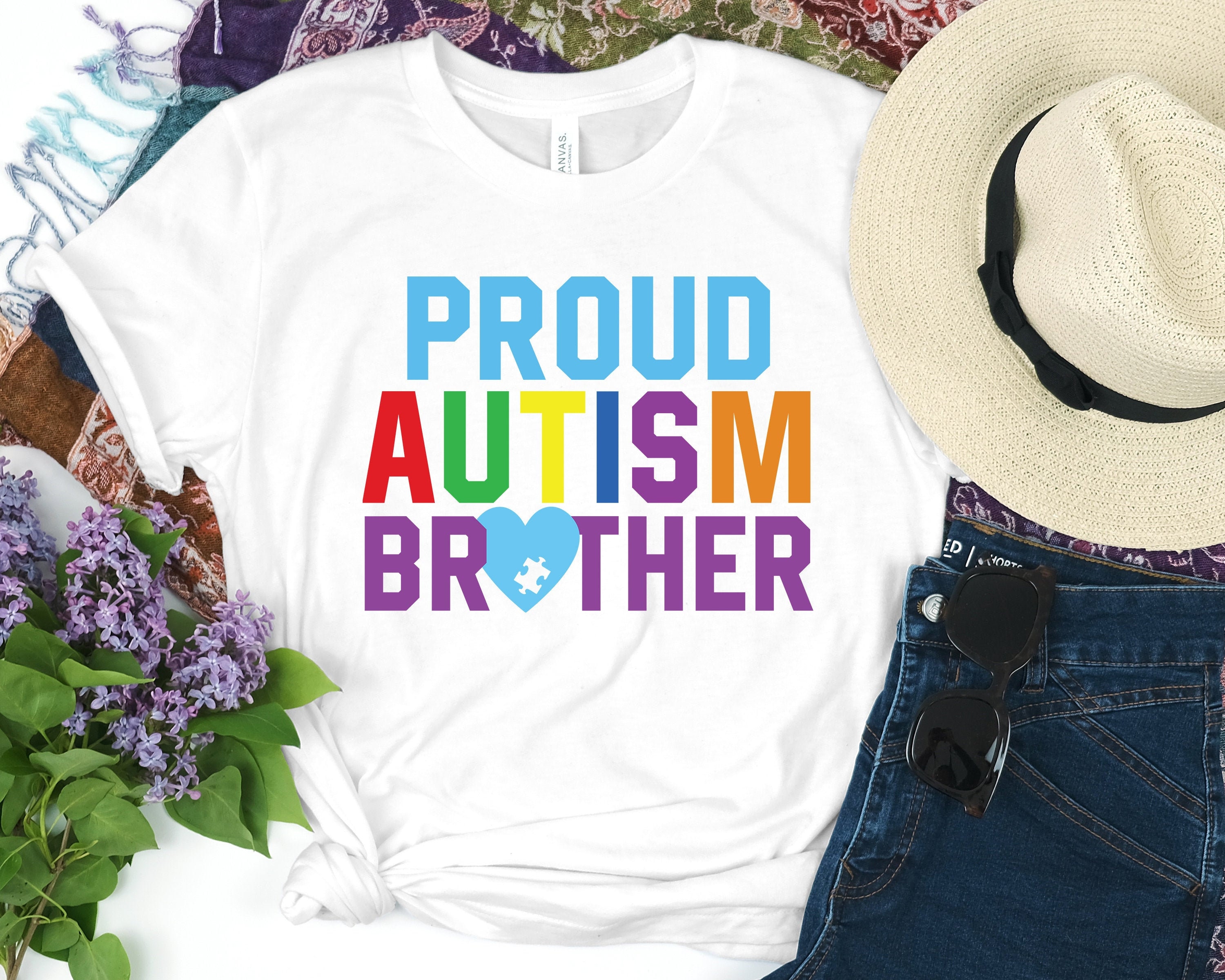 Proud Autism Brother Shirt PNG, Autism Brother Shirt PNG, Ne | Inspire ...