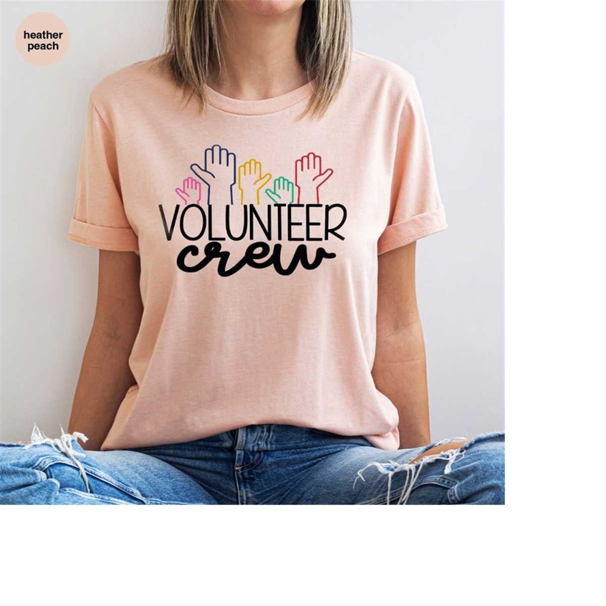 Volunteer Crew Shirt, PTA Shirt, School Volunteer Tees, Grou | Inspire ...