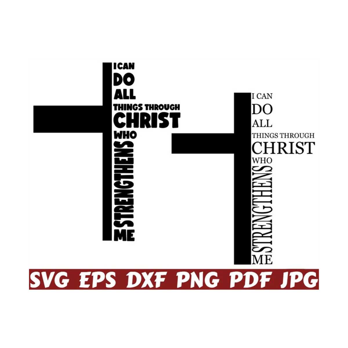 through christ svg - Inspire Uplift