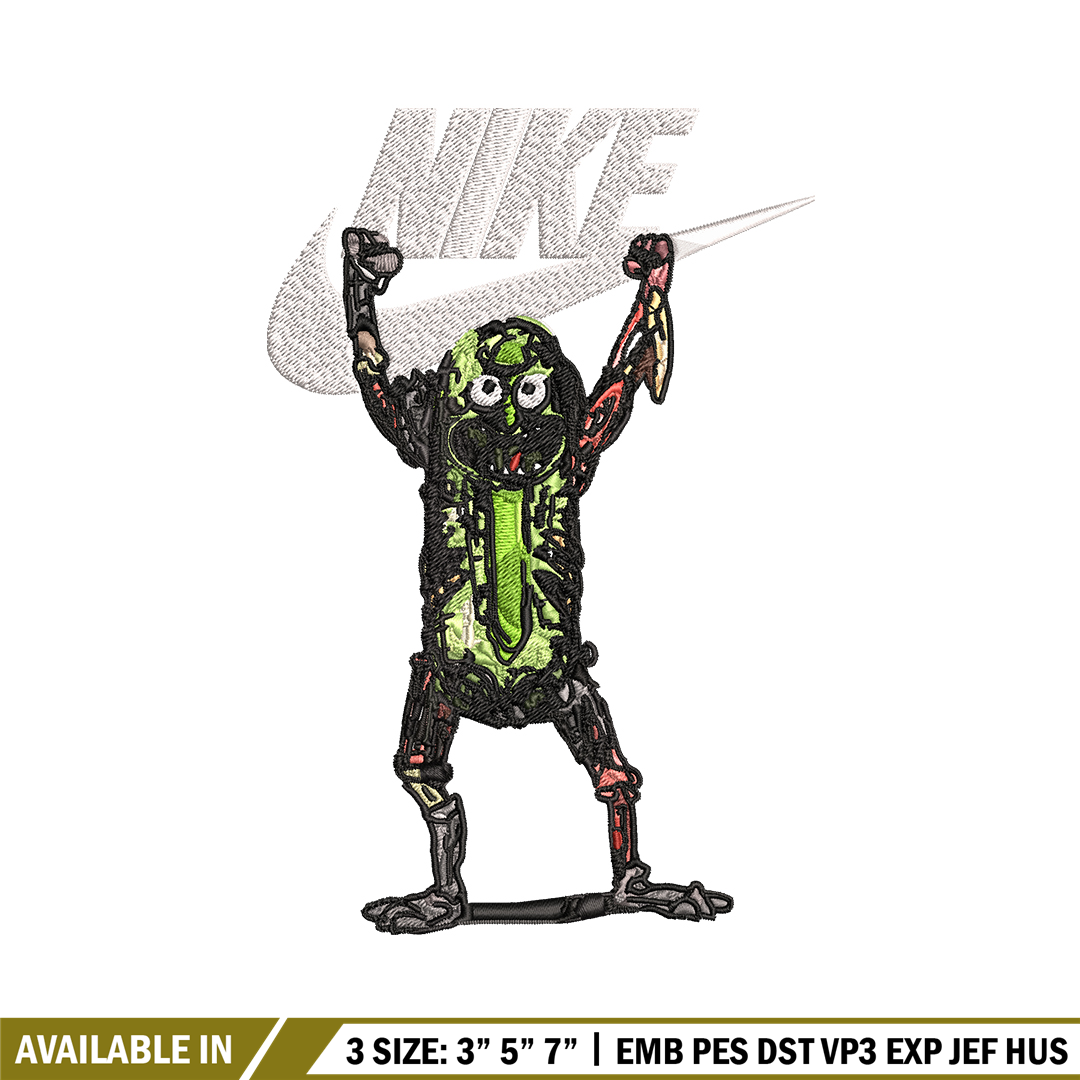 Monster Nike Embroidery design, Monster Embroidery, Nike des | Inspire ...