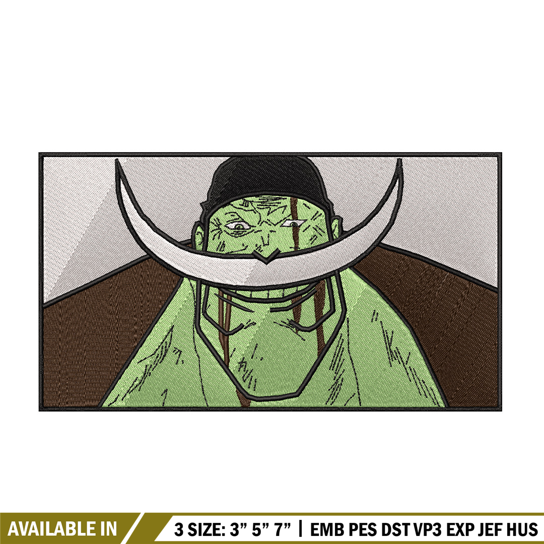 Newgate box embroidery design, One piece embroidery, Anime d | Inspire ...