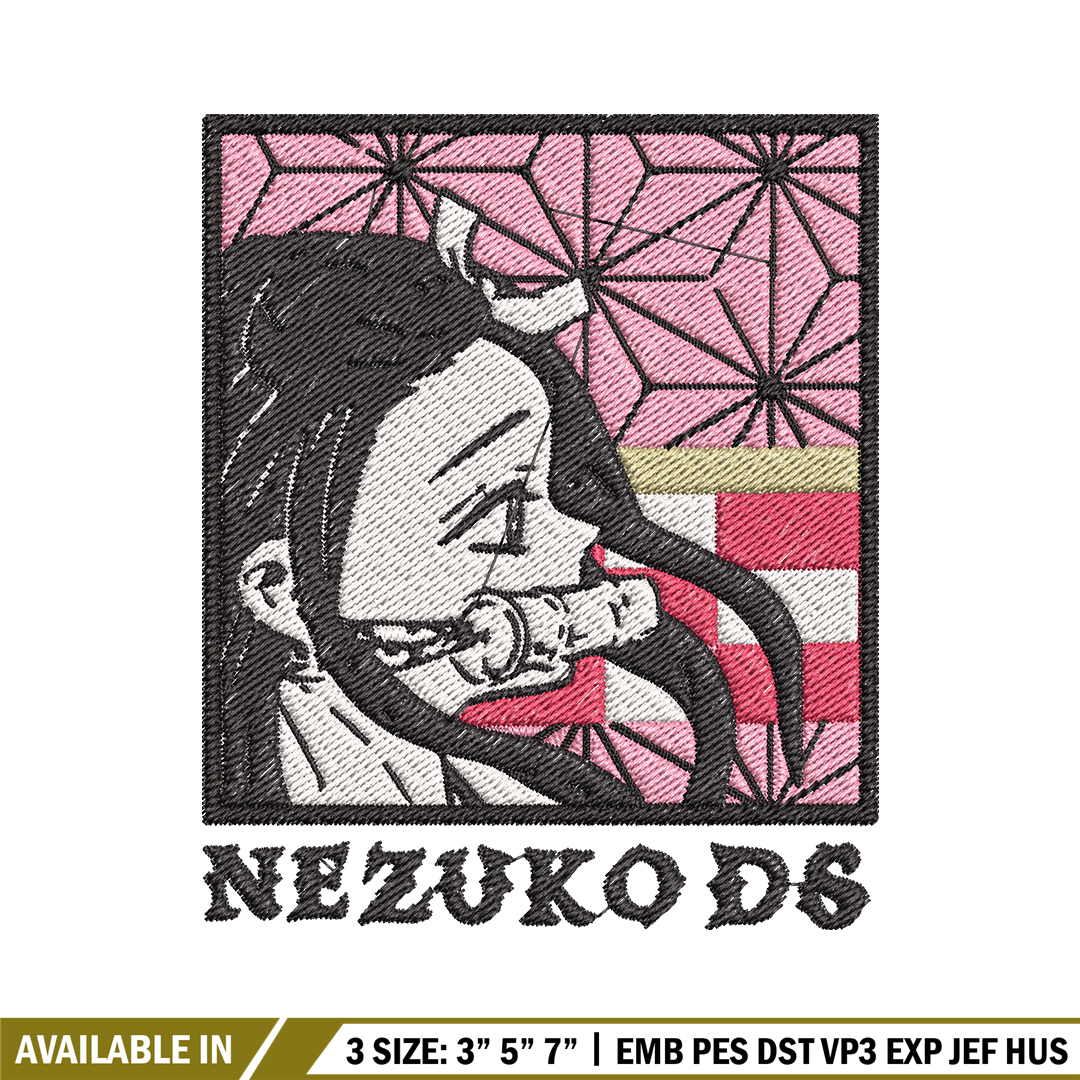 Nezuko ds embroidery design, Nezuko embroidery, Embroidery s | Inspire ...