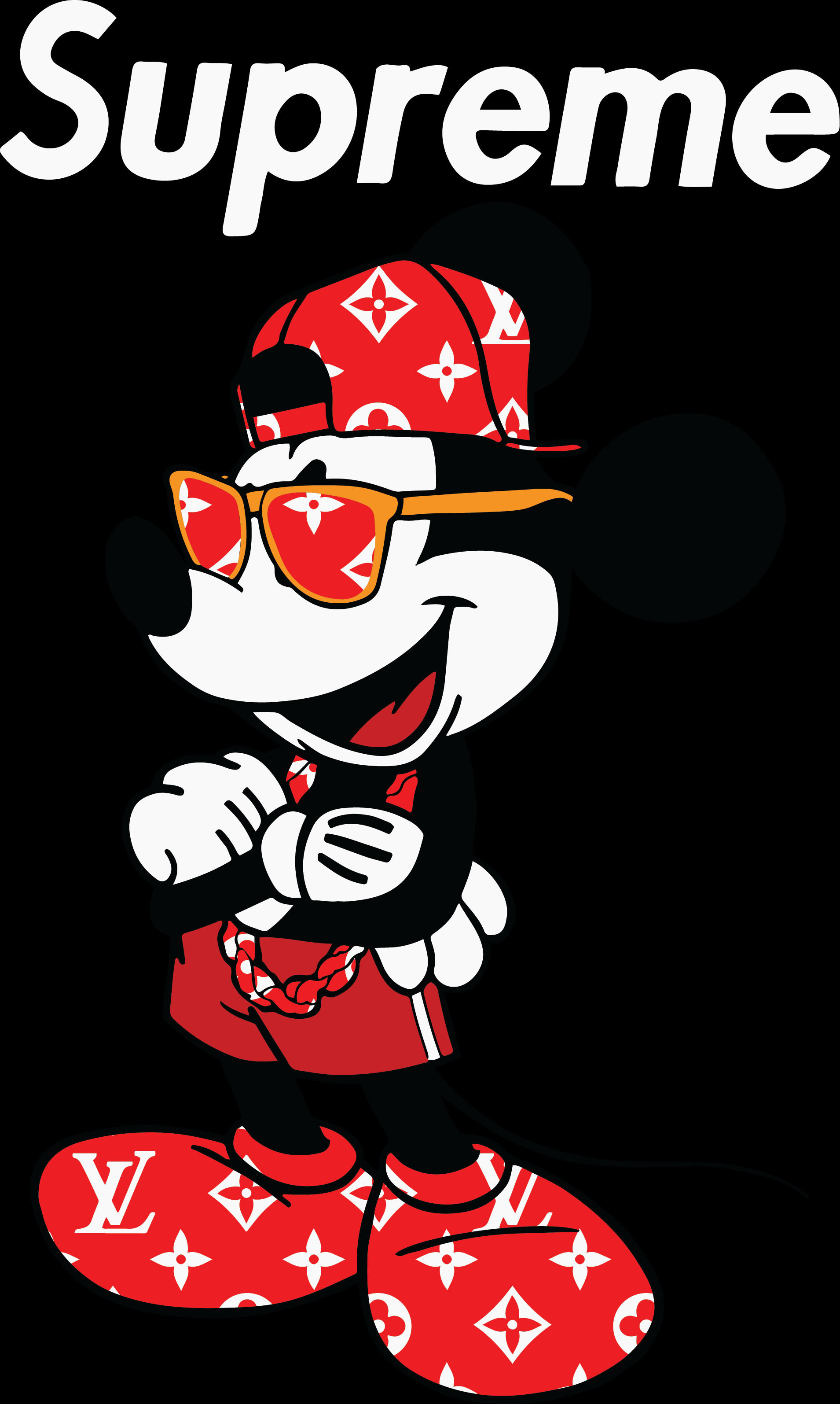 Mickey Supreme Svg - Minnie Supreme Svg - Minnie Mouse Svg - | Inspire ...