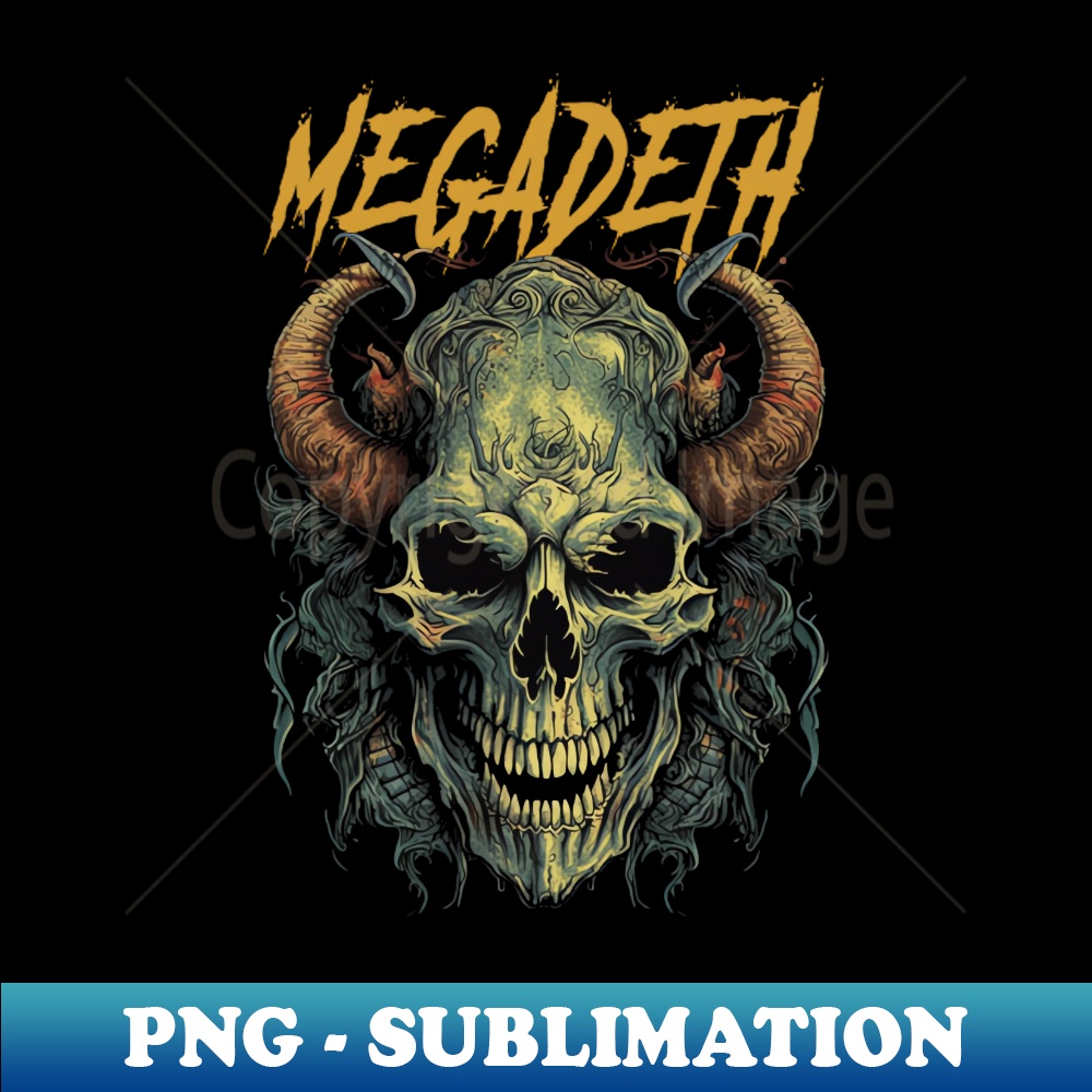 MEGADETH BAND - PNG Transparent Sublimation File - Enhance Y | Inspire ...