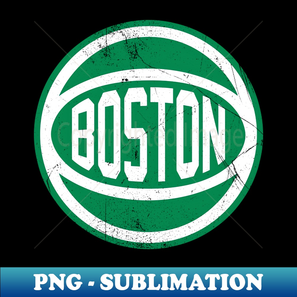 Boston Retro Ball - White - High-Quality PNG Sublimation Dow | Inspire ...