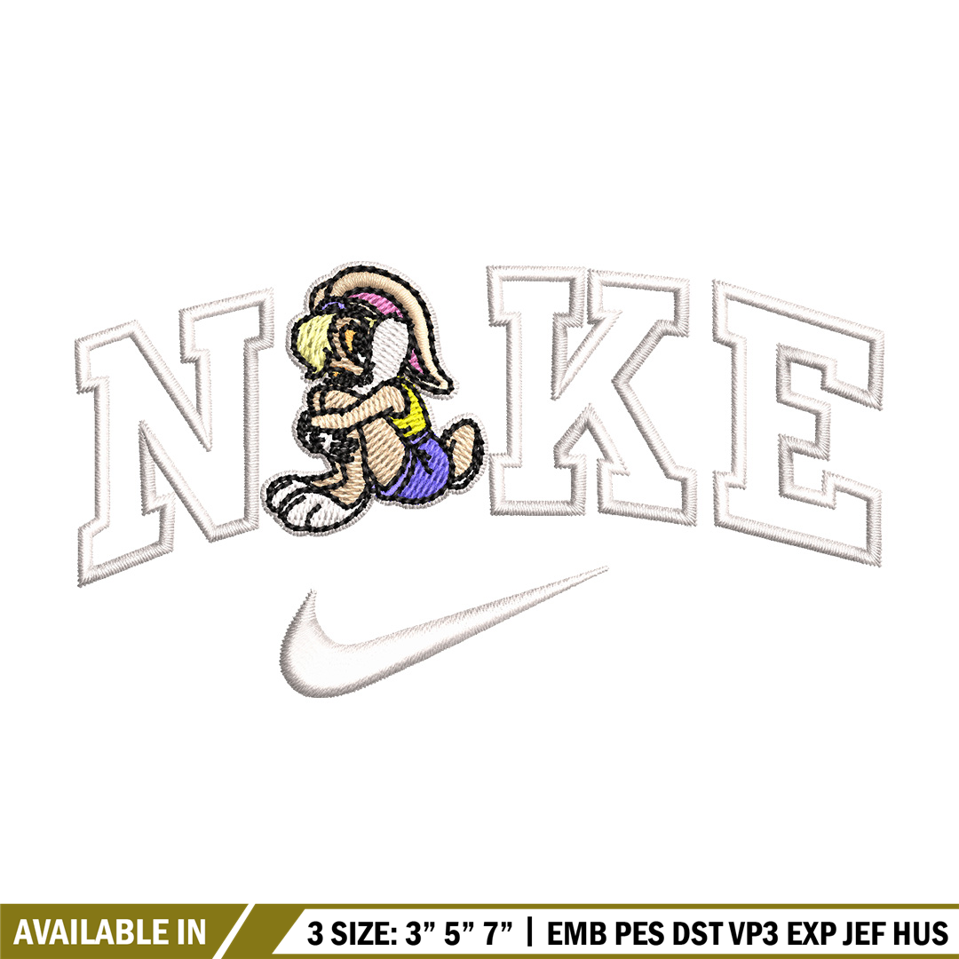 Nike bunny cartoon Embroidery Design, Cartoon Embroidery, Ni | Inspire ...