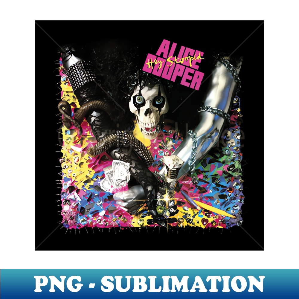 Alice Cooper - Hey Stoopid - Retro PNG Sublimation Digital D | Inspire ...