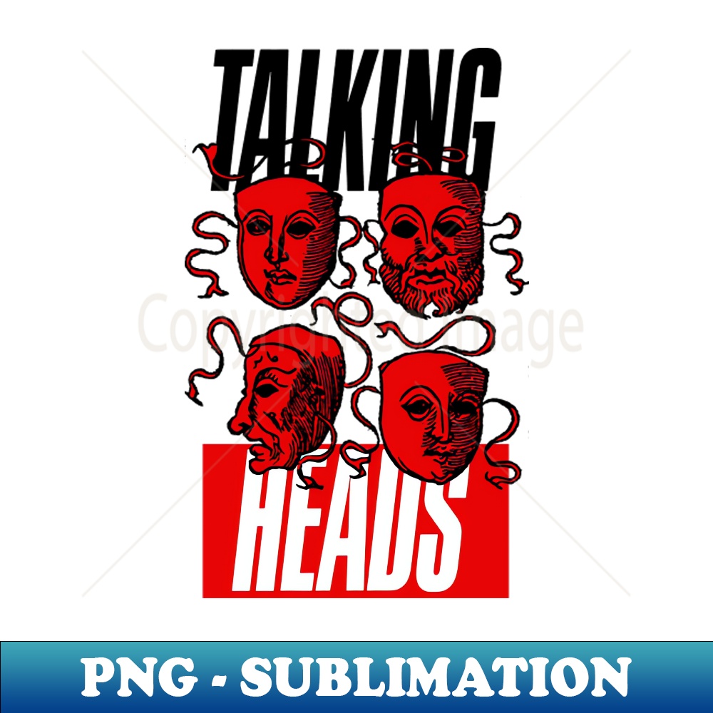 Talking Heads Fanmade Mask - Retro PNG Sublimation Digital D | Inspire ...