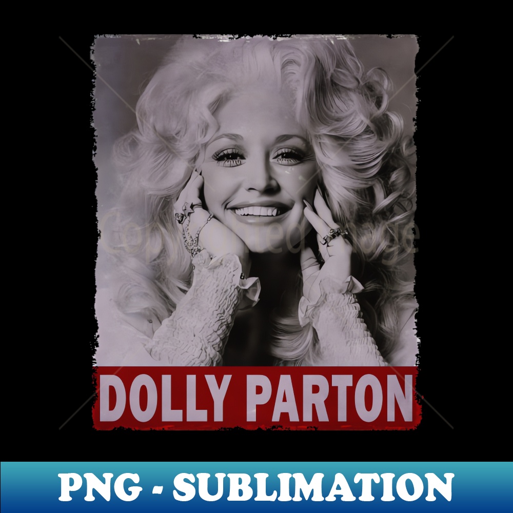 RETRO DESIGN - Dolly Parton - Decorative Sublimation PNG Fil | Inspire ...